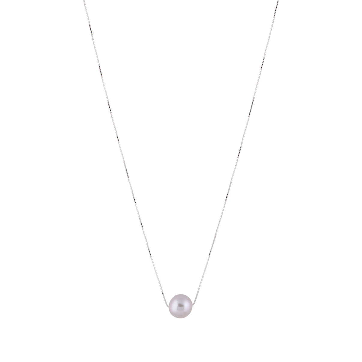 10.0mm Freshwater Pearl "Kelly" Sterling Silver Necklace – The ...