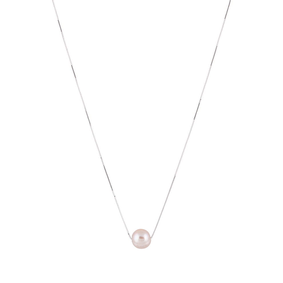 10.0mm Freshwater Pearl "Kelly" Sterling Silver Necklace – The ...